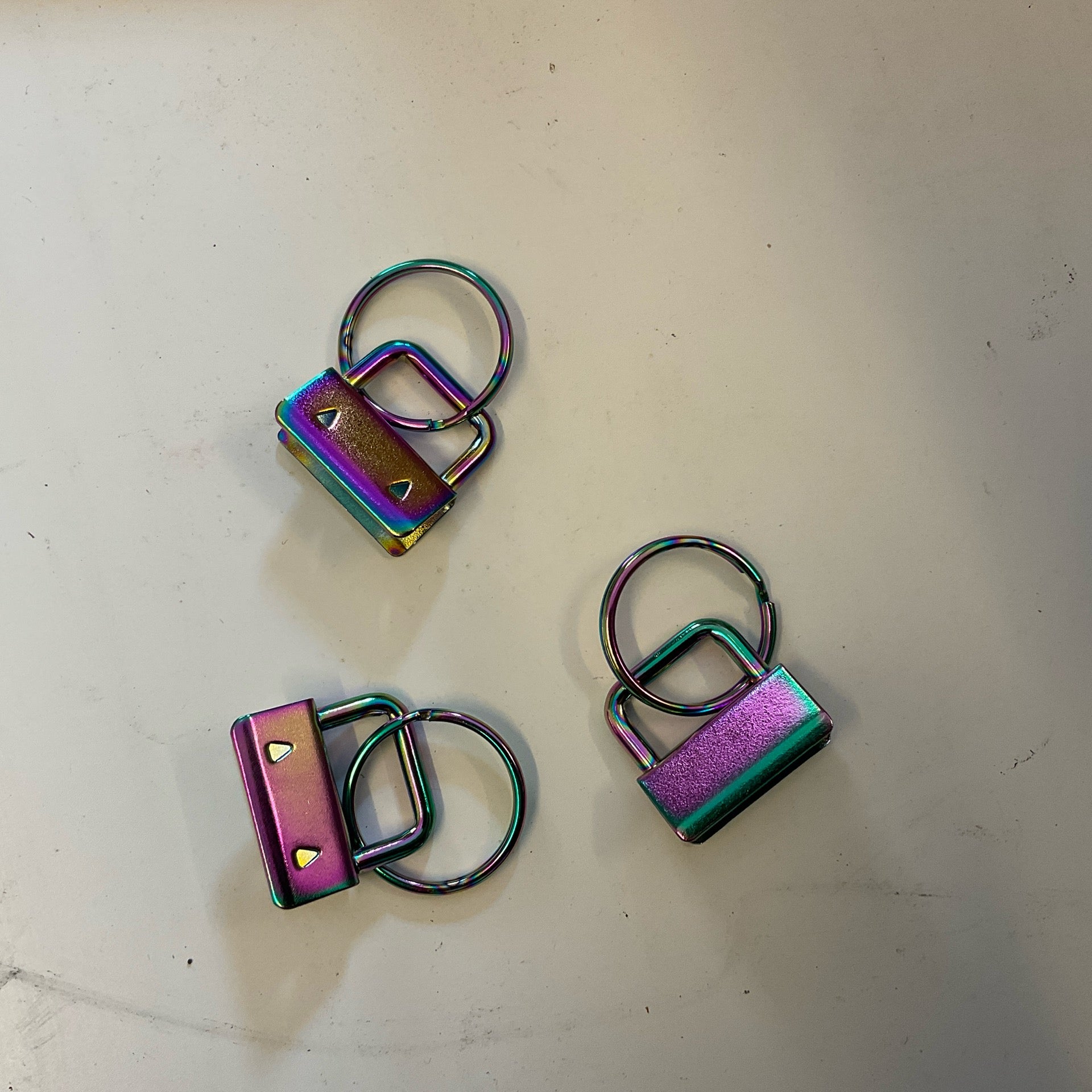 25mm metal key fobs | Unravel & Unwind C.I.C.